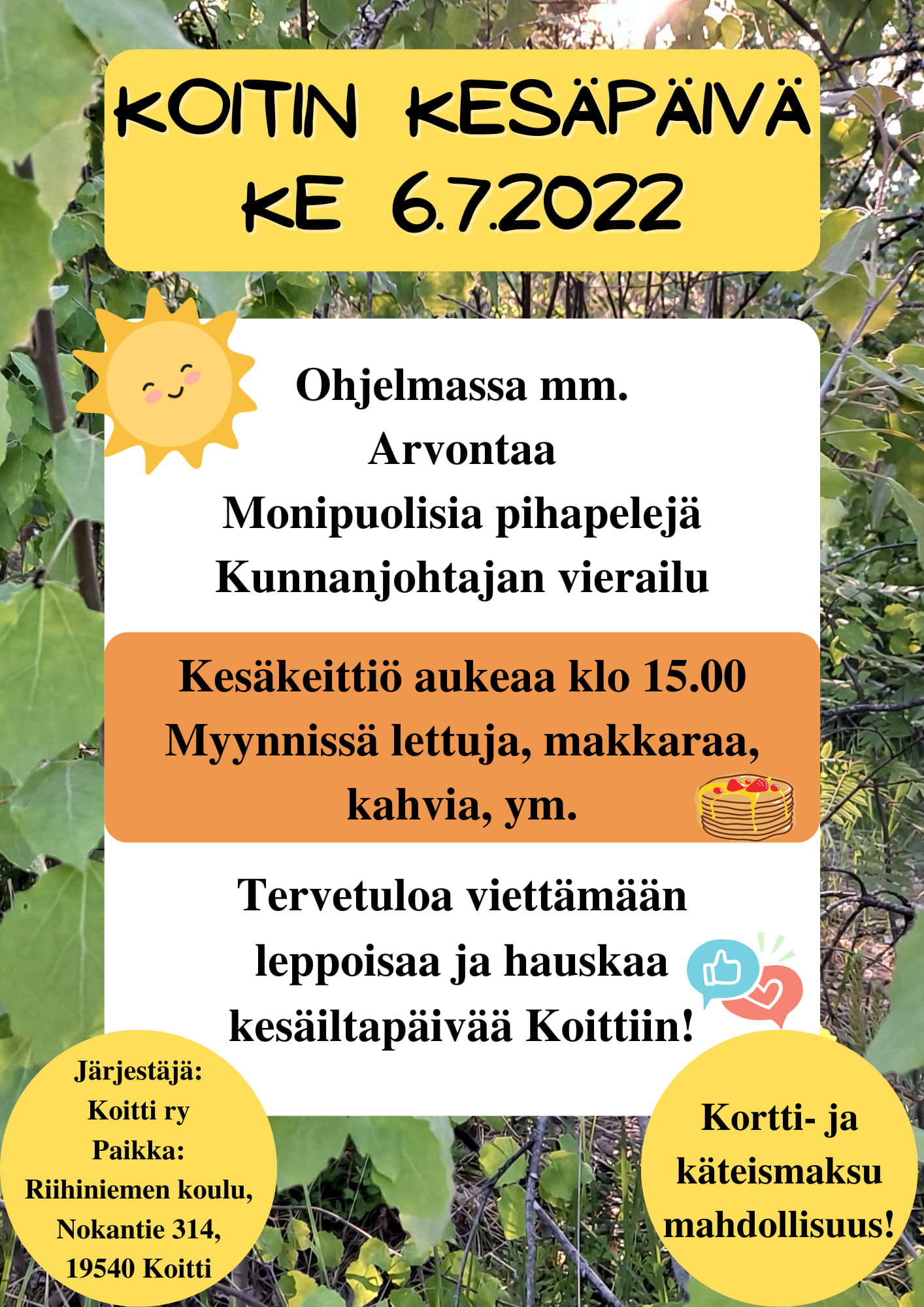 Koitin Kesäpäivä - Aitojen elämysten kuningaskunta