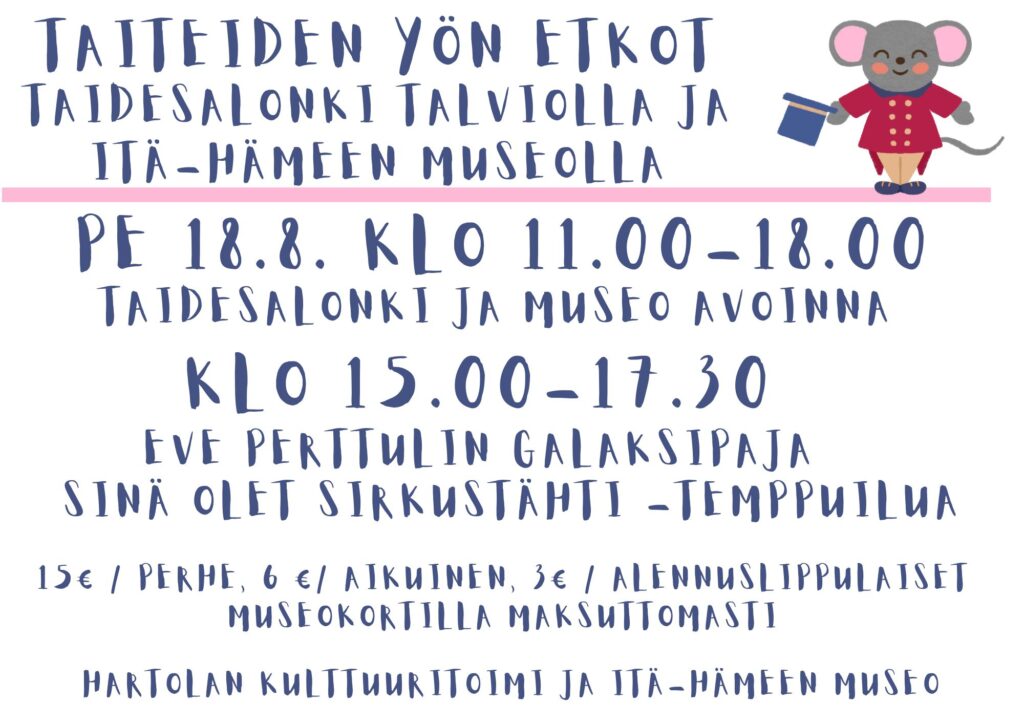 Taiteiden yön Etkot - Aitojen elämysten kuningaskunta