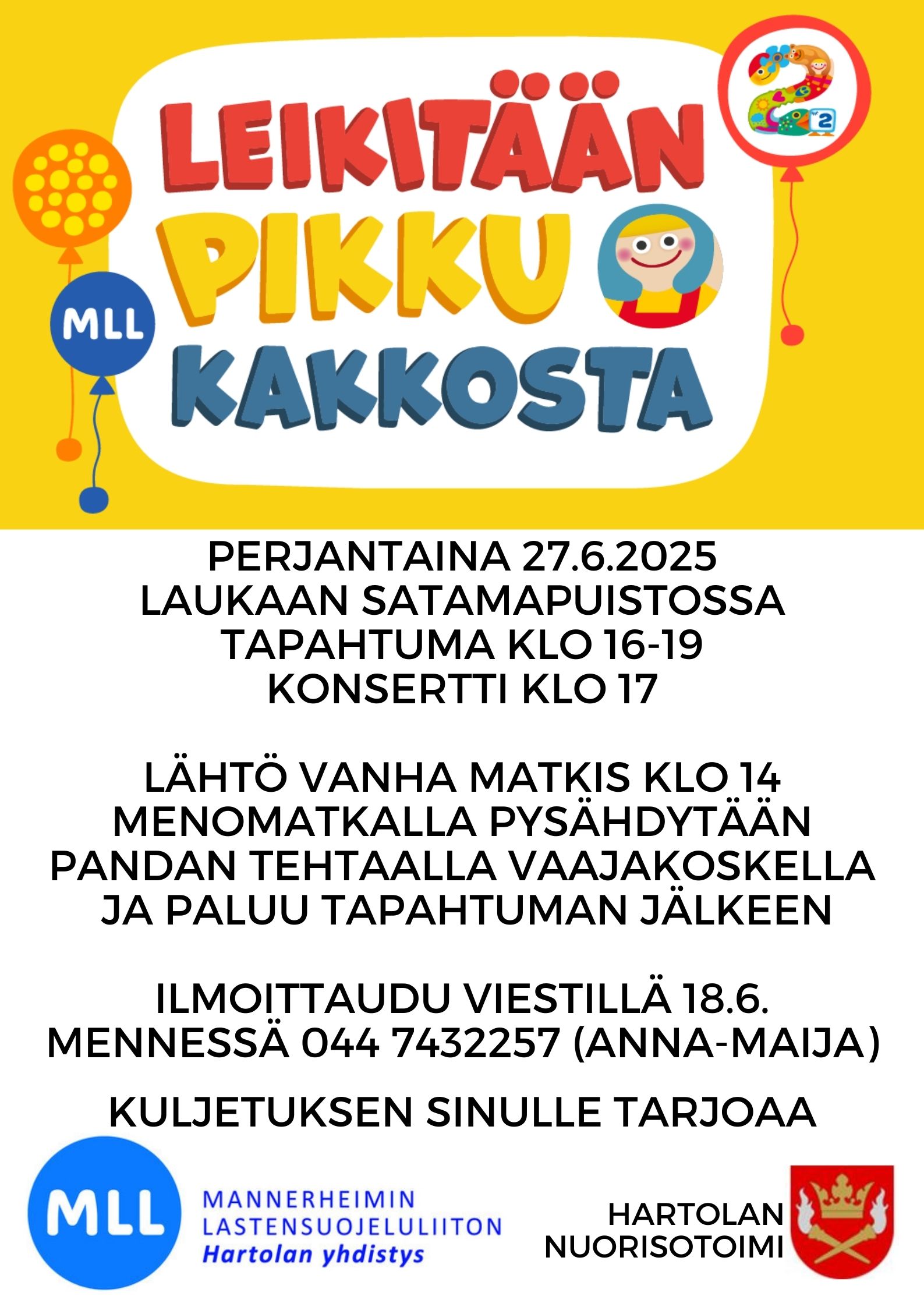 Leikitään Pikku kakkosta Laukaan satamapuistossa - Aitojen elämysten kuningaskunta